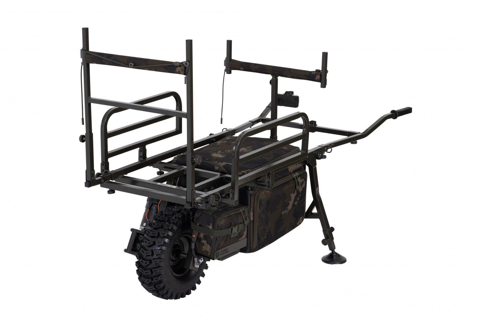 New Carp Porter Roamer Power Porter Dark Kamo | Electric Carp Barrow ...
